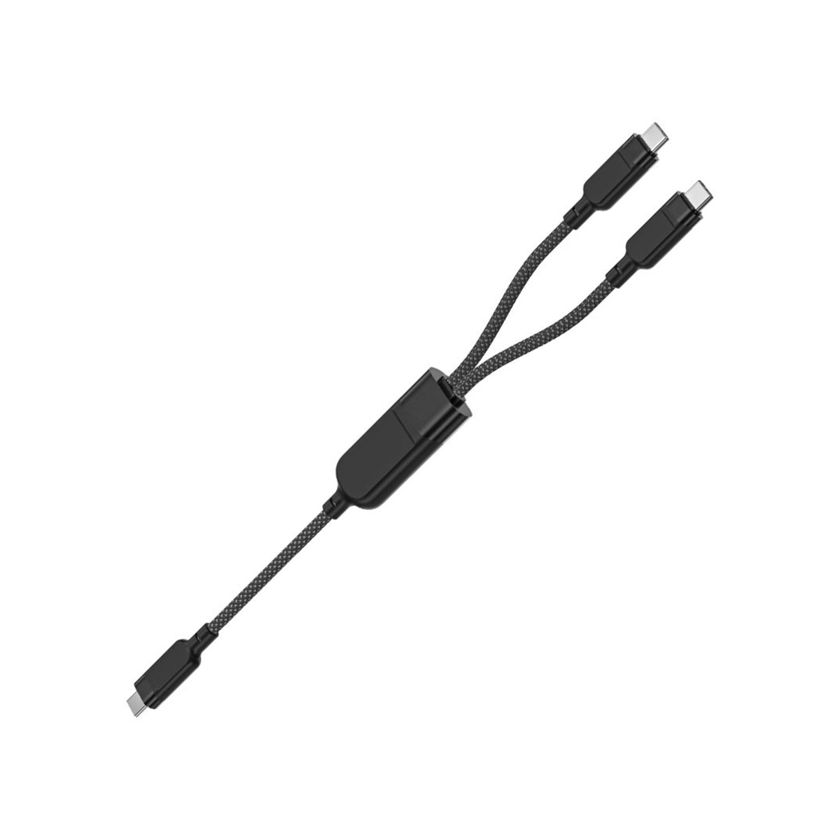 AceFast 3-in-1 Cable (USB-C to 2x USB-C (100W)) - iDeal
